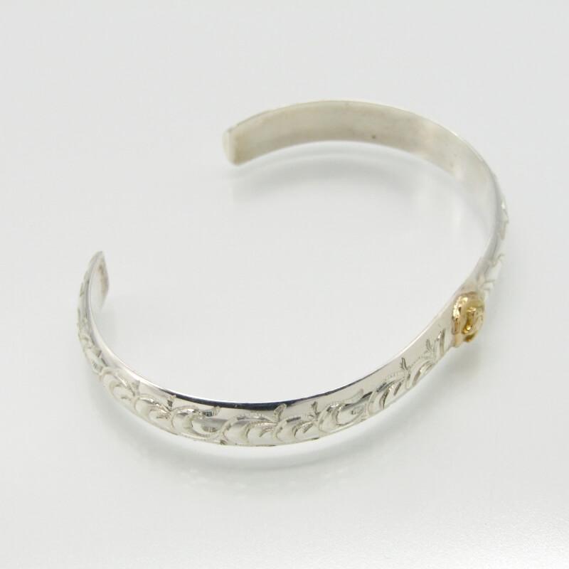 TADY&KING タディアンドキング バングル コウマル GP付き アラベスク Mサイズ tkb-058 K18 GPウルフ 甲丸 SV925 28009129 : 28009129 ...