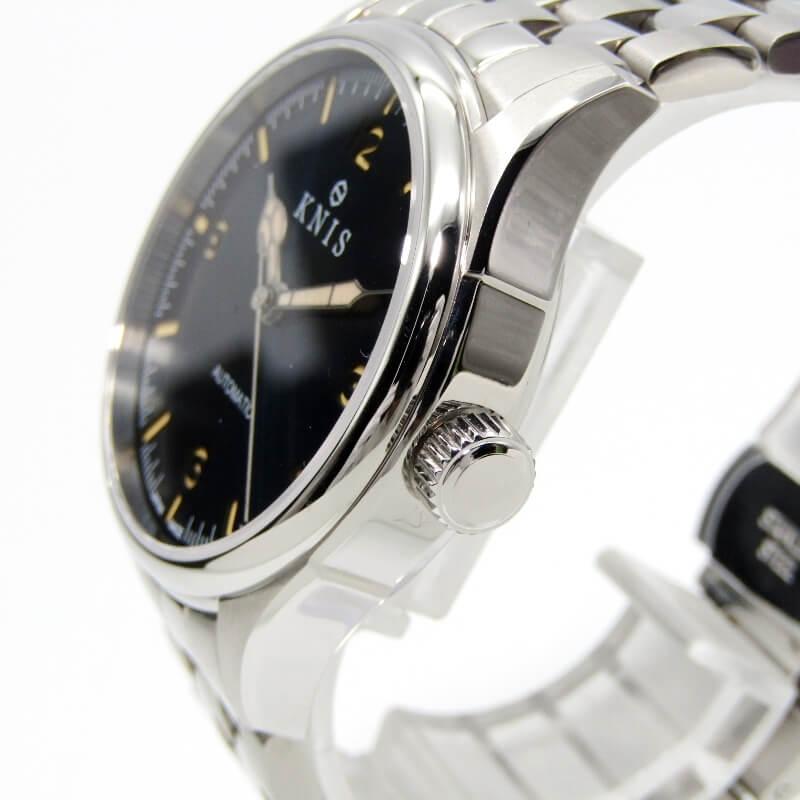 KNIS ニス レトロモダン スーパールミノバ KN002-BL 自動巻き KN002MT 38mm MIYOTA SS 日本製 アナログ ブルー 28009630 : クラシック - 通販 ...