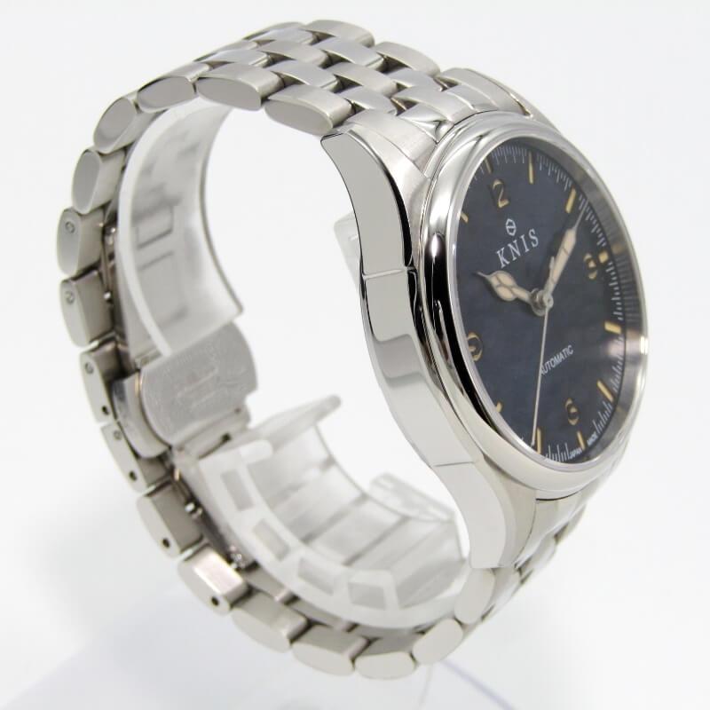 KNIS ニス レトロモダン スーパールミノバ KN002-BL 自動巻き KN002MT 38mm MIYOTA SS 日本製 アナログ ブルー 28009630 : クラシック - 通販 ...