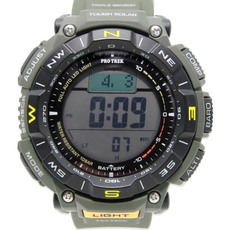 CASIO 未使用 カシオ プロトレック PROTREK PRG-340-3JF タフソーラー Climber Line クライマーライン アウトドア オリーブ 28009769 ...