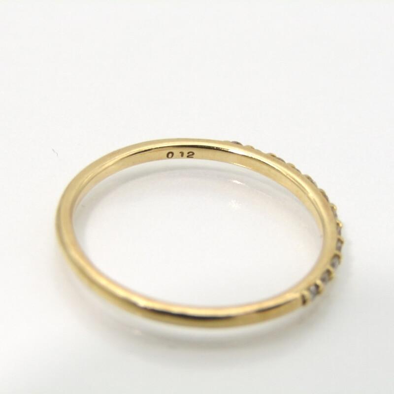 AHKAH アーカー リング ドゥーズブリエ K18YG AK0948010200 イエローゴールド ダイヤモンド 0.12ct レディース 9号 28009898 : クラシック - 通販 ...
