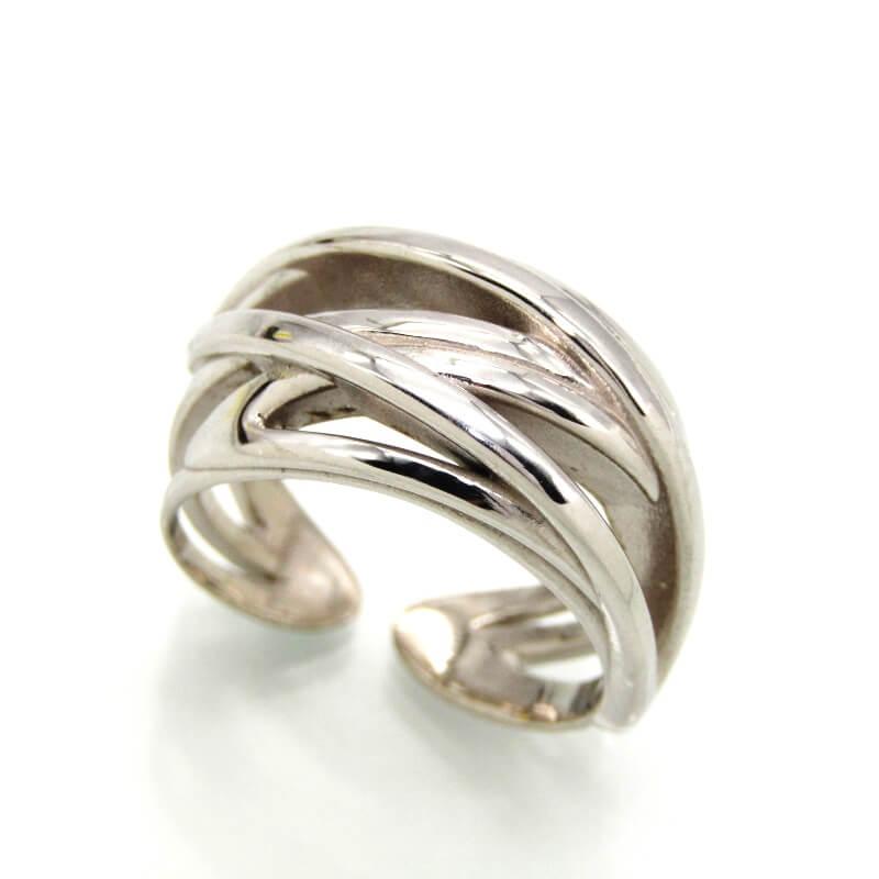美品 CTHY シティ リング HIGH-END ORGANIC RING RHODIUM ハイエンド オーガニック SV950 ロジウムメッキ 21号 28010109 : クラシック ...