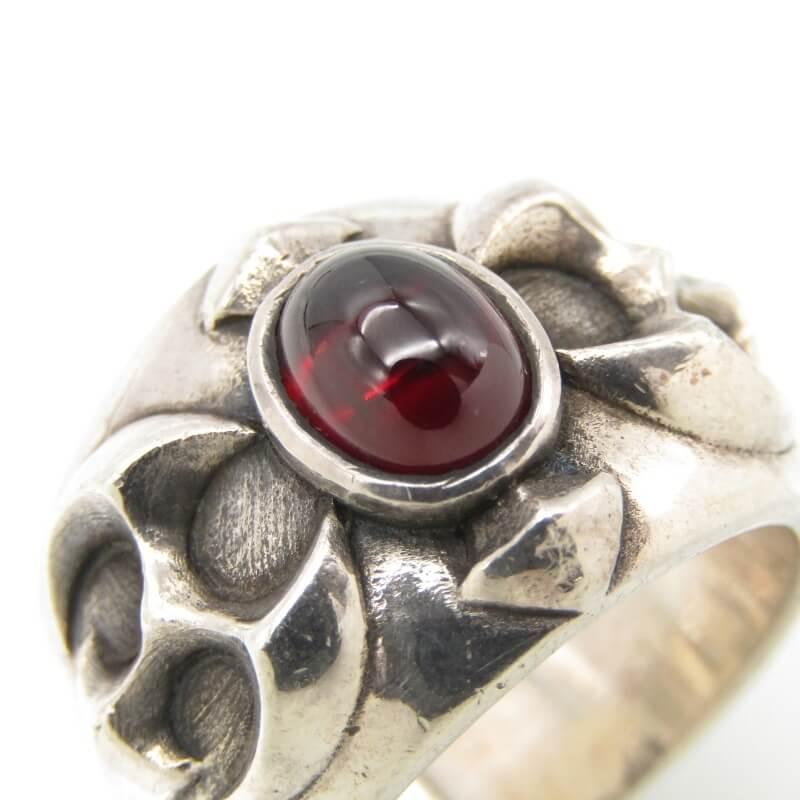 Arif Collection アリフコレクション リング ガーネット SAAD レッド ストーン SV925 シルバー 指輪 23号 ...