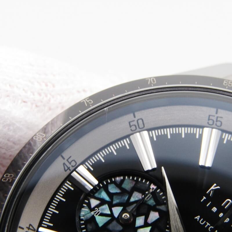 Knot ノット 螺鈿 Raden ATC-40SVBKSV-JR_LD-16SVBK 自動巻き 10周年記念 クロノグラフ 40mm 日本製 ...