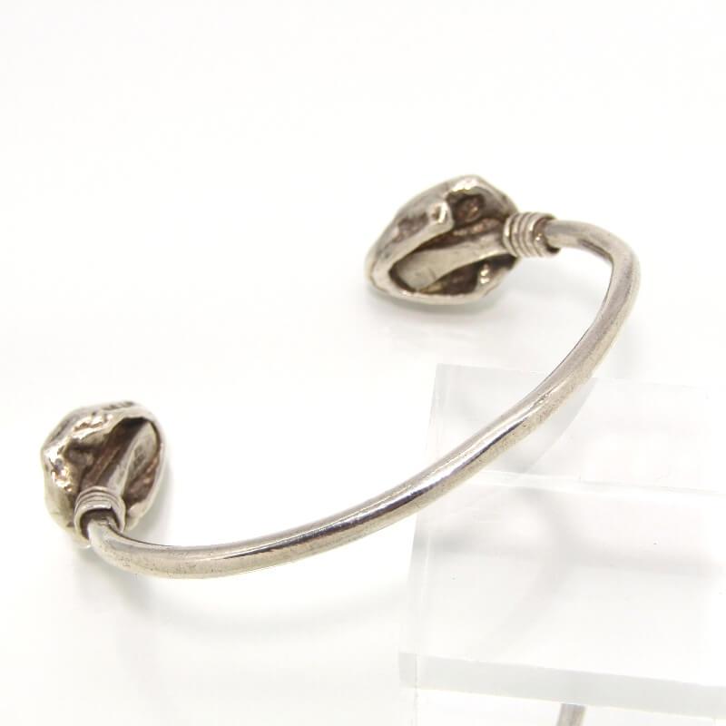 未使用 Britt Bolton ブリットボルトン バングル SERPENT CUFF サーペント カフ ボーン ダブルヘッド SV925 28010350 : クラシック - 通販 ...