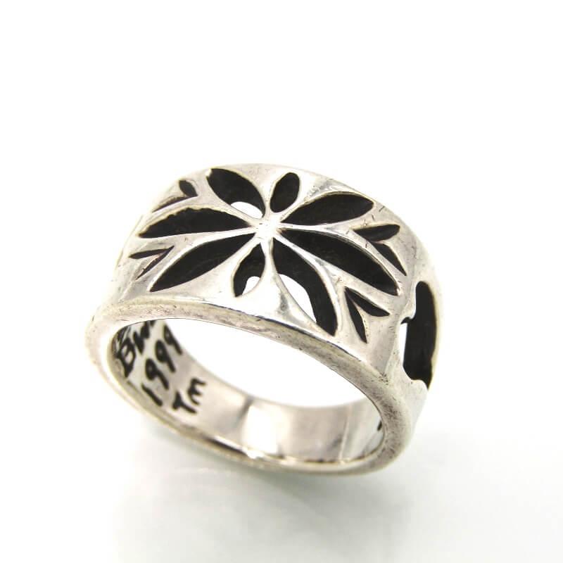 BILL WALL LEATHER ビルウォールレザー リング R221 COMPASS ROSE RING コンパス ローズ SV925 メンズ レディース 指輪 15号 28010552 ...