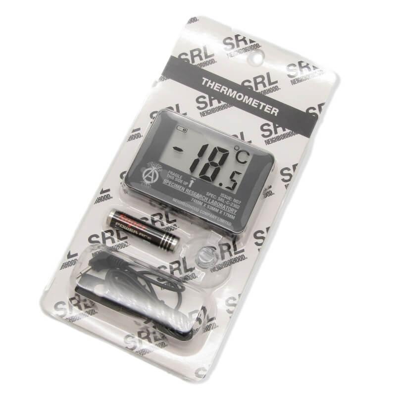 NEIGHBORHOOD 未使用 ネイバーフッド デジタル温度計 SRL . DIGITAL THERMOMETER 232MYNH-AC04 ブラック 黒 28011105 : クラシック ...