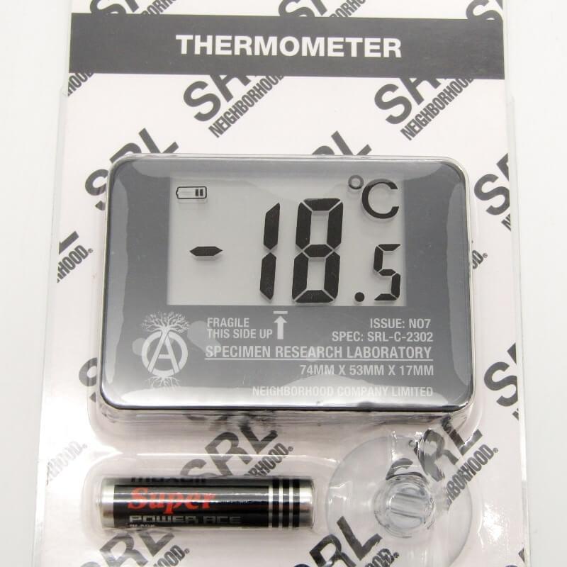 NEIGHBORHOOD 未使用 ネイバーフッド デジタル温度計 SRL . DIGITAL THERMOMETER 232MYNH-AC04 ブラック 黒 28011105 : クラシック ...