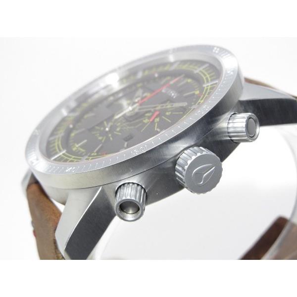 NIXON ニクソン THE MAGNACON マグナコン レザー A458019 時計 メンズ クロノグラフ【中古】30004451 ...