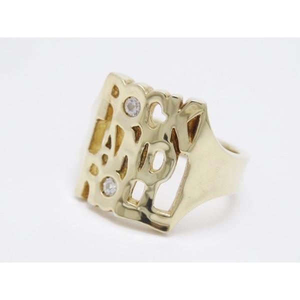 GARNI 美品 ガルニ Polestar Ring リング ロックンロール 17号 限定 ホワイトサファイヤ GL14002 SV925 ...