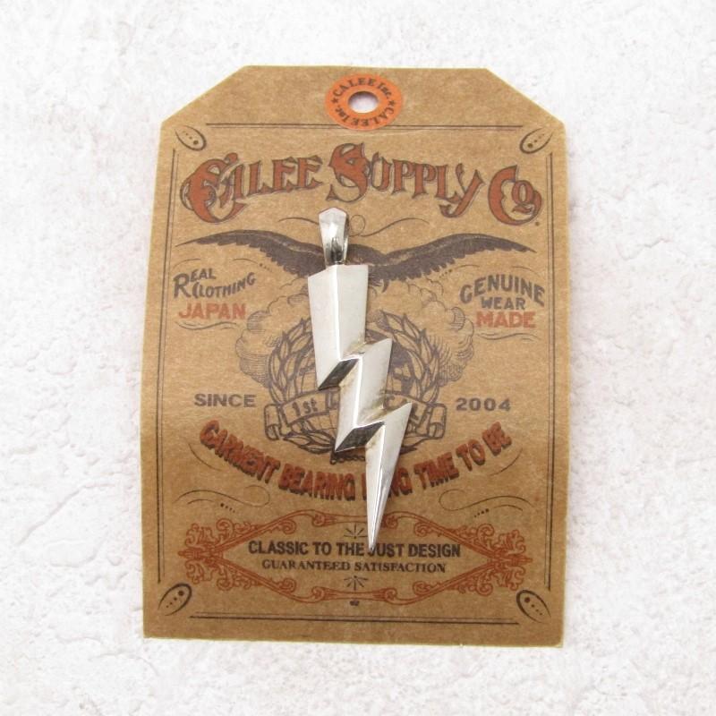 CALEE 美品 キャリー ペンダント ライトニング ヘッド CL-18SS033AC LIGHTNING HEAD シルバー サンダー 中古 ...