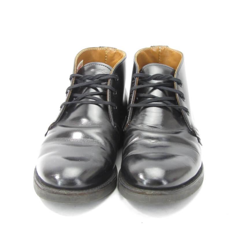 RED WING SHOES REDWING レッドウイング US8D 26cm ポストマン チャッカ 9196 POSTMAN CHUKKA ブラック シャパラル 30011243 ...