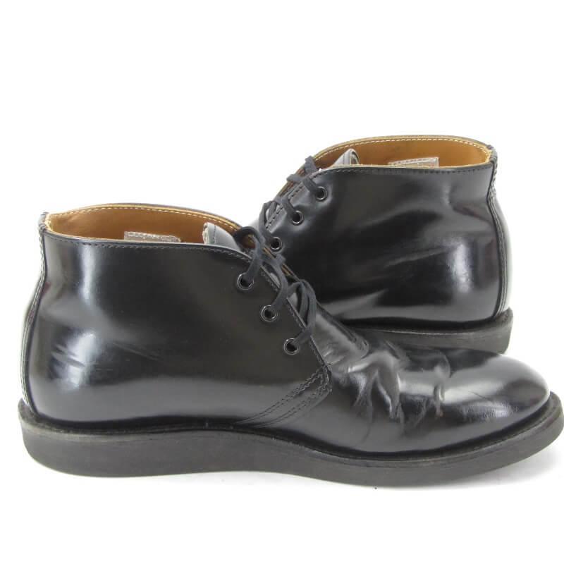 RED WING SHOES REDWING レッドウイング US8D 26cm ポストマン チャッカ 9196 POSTMAN CHUKKA ブラック シャパラル 30011243 ...