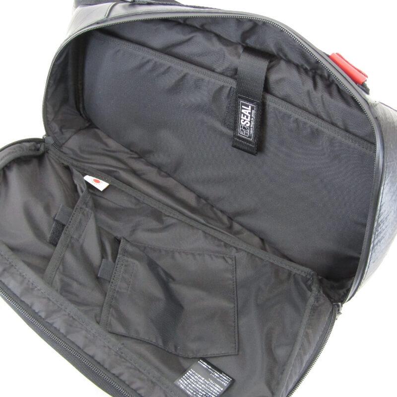 SEAL シール ワンショルダーバッグ エクスパンダブル PS-153 タイヤチューブ ボディバッグ ブラック 黒 30011630 ...