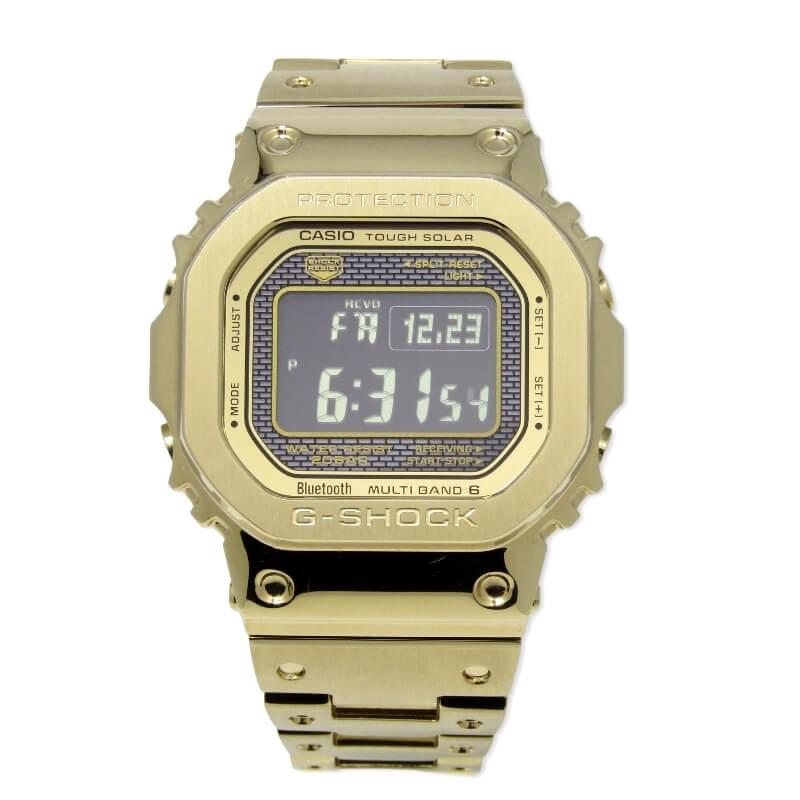 G-SHOCK 良品 CASIO Gショック GMW-B5000GD-9JF フルメタル FULL METAL 電波ソーラー スクエア ...