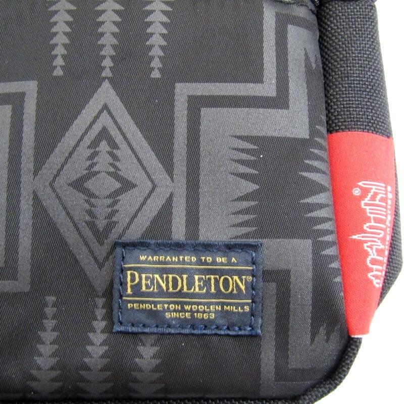 未使用 PENDLETON × Manhattan Portage マンハッタンポーテージ ショルダーバッグ Jogger Bag 2022年コラボ ブラック 30011915 : ...