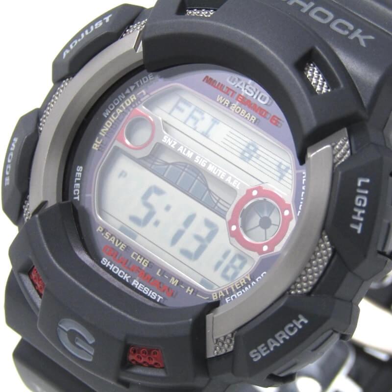 美品 CASIO G-SHOCK Gショック GW-9110-1JF GULFMAN ガルフマン 電波ソーラー マスターオブG ブラック 黒 30012322 :30012322:クラシック ...