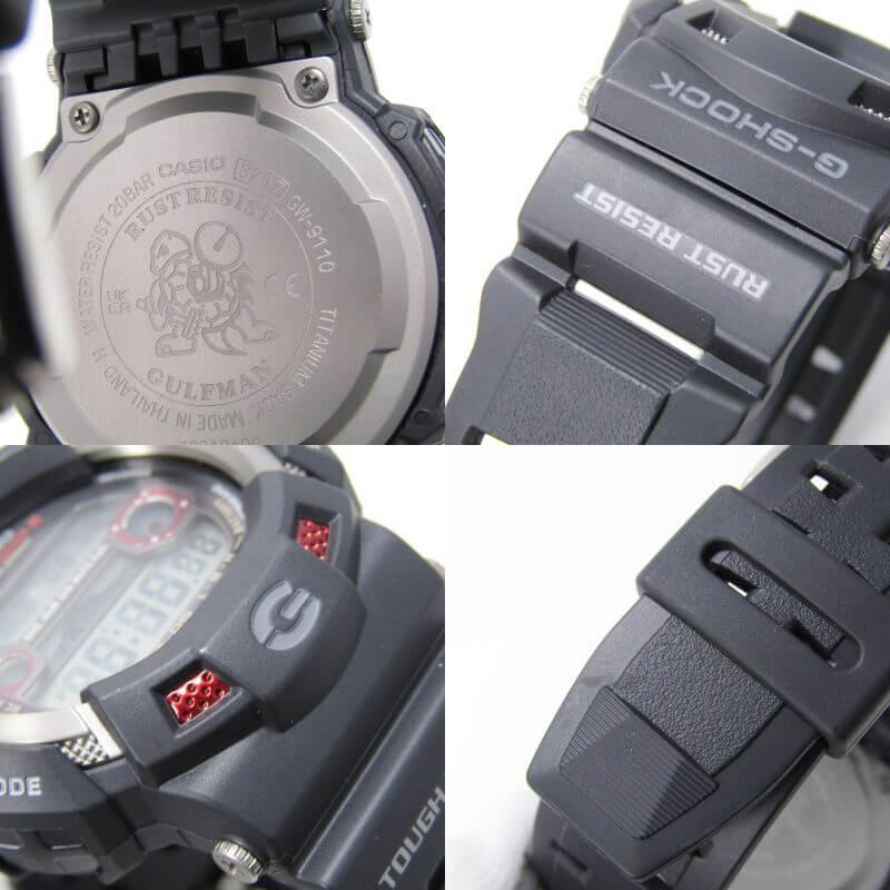 美品 CASIO G-SHOCK Gショック GW-9110-1JF GULFMAN ガルフマン 電波ソーラー マスターオブG ブラック 黒 30012322 :30012322:クラシック ...