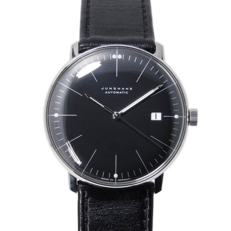 JUNGHANS ユンハンス マックスビル 027 4701 自動巻き 38mm レザー オートマチック Max Bill Automatic ブラック 黒 30012571 : クラシック ...