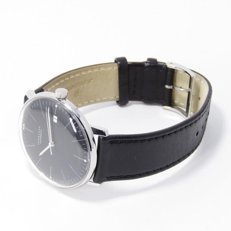 JUNGHANS ユンハンス マックスビル 027 4701 自動巻き 38mm レザー オートマチック Max Bill Automatic ブラック 黒 30012571 : クラシック ...