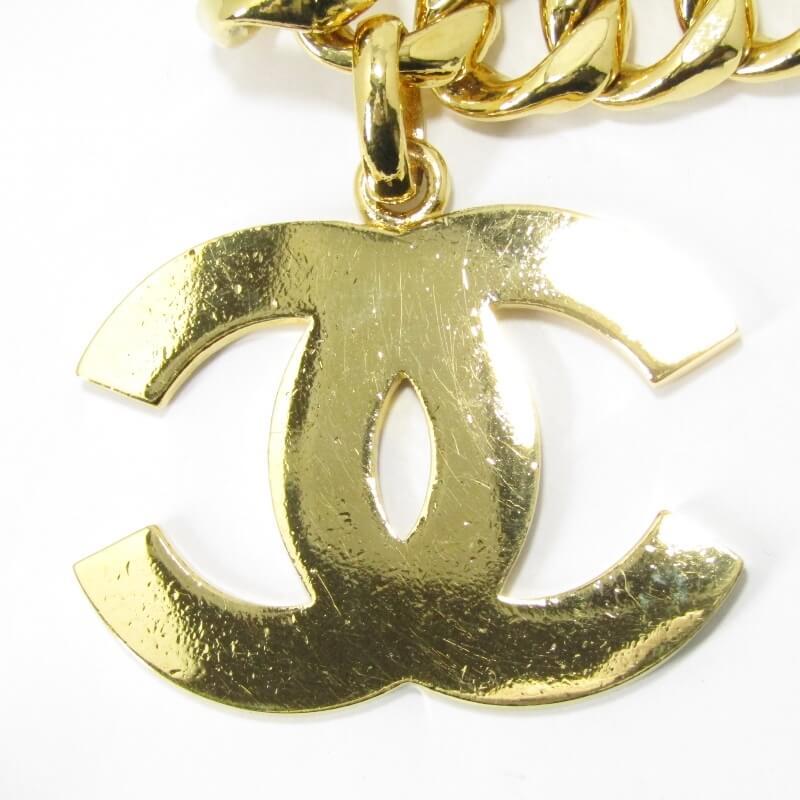Chanel シャネル チェーンベルト ココマーク 26 ネックレス ロゴ メタル ゴールドメッキ ヴィンテージ 1991年 30012681