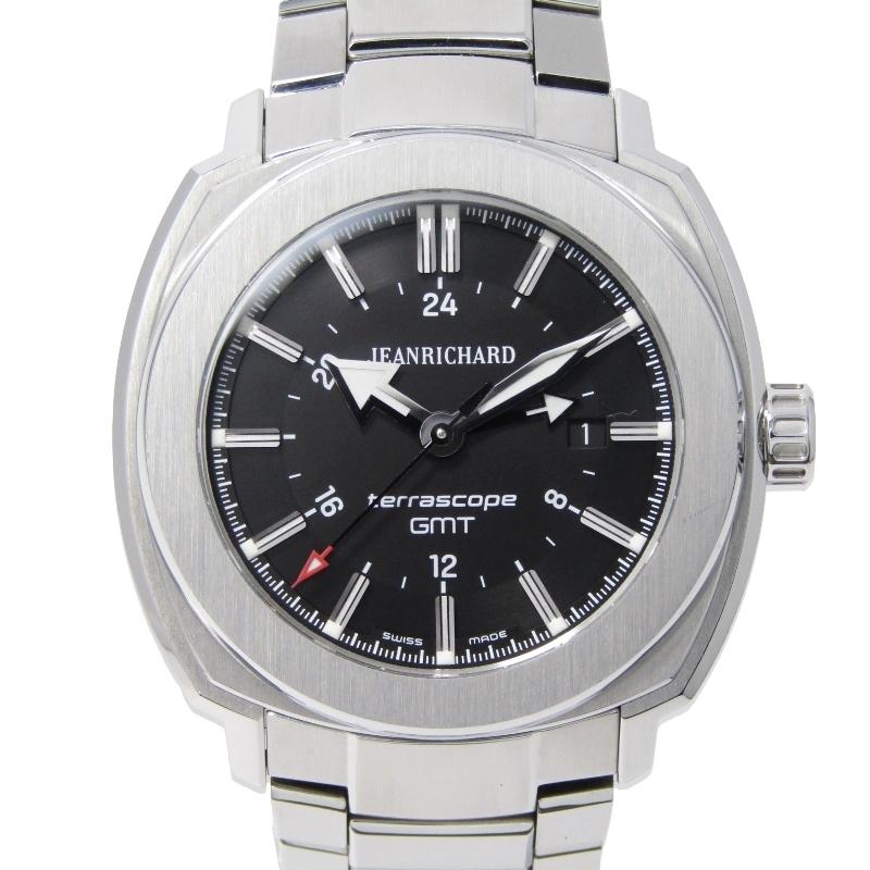 JEANRICHARD ジャンリシャール テラスコープ GMT 60520-11-601-11A 自動巻き メンズ ブラック 黒 30012844 : クラシック - 通販 - Yahoo ...