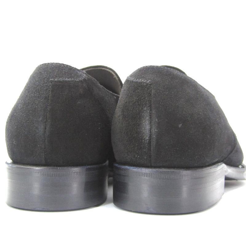 JALAN SRIWIJAYA 未使用 ジャランスリワヤ サイドエラスティック 98920 スリッポン ダイナイト 黒 スエード UK7.5 ...