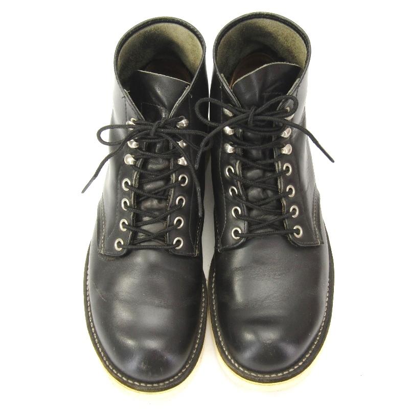 RED WING SHOES REDWING レッドウィング 8165 クラシック プレーントゥ ブーツ アイリッシュセッター 黒 クロム ...