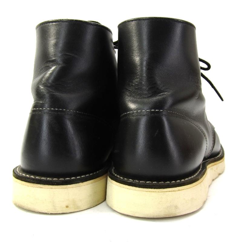 REDWING レッドウィング 8165 クラシック プレーントゥ ブーツ アイリッシュセッター 黒 クロムレザー US8D 26cm 箱付 ...