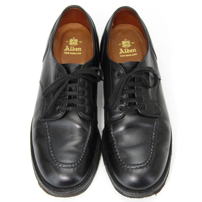 ALDEN Alden オールデン US8.5D 26.5cm タンカー オックスフォード 24971 クロムエクセル クレープソール Uチップ ブラック 35001525 : クラシック ...