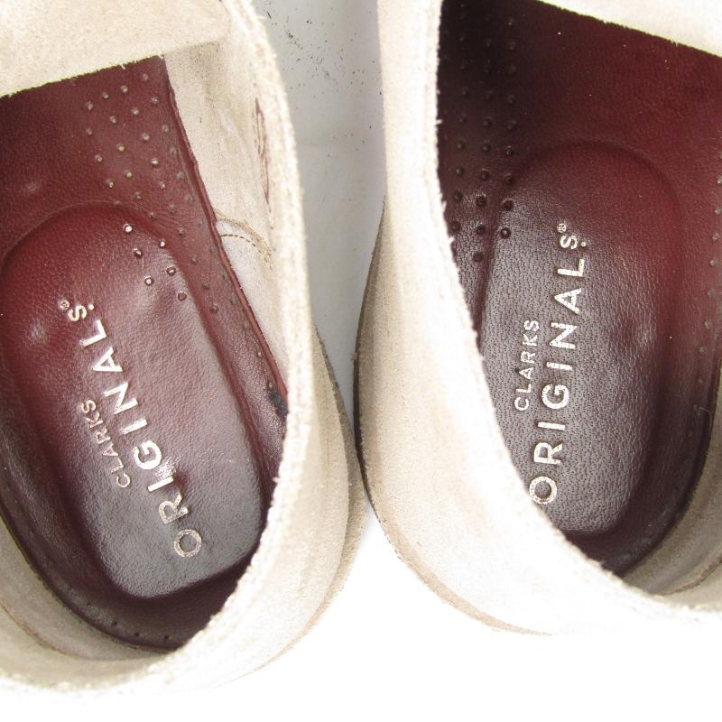 Clarks 美品 クラークス US7.5G 25.5cm デザートブーツ 050J スエード DESERT BOOT クレープソール 本革 ...