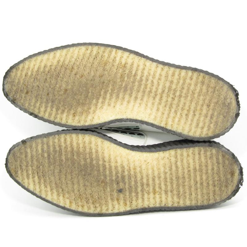 GEORGE COX 美品 George Cox × 666 ジョージコックス UK8.5 ラバーソール 3705 V GIBSON 別注 パンク シドヴィシャス ホワイト 35002283 ...