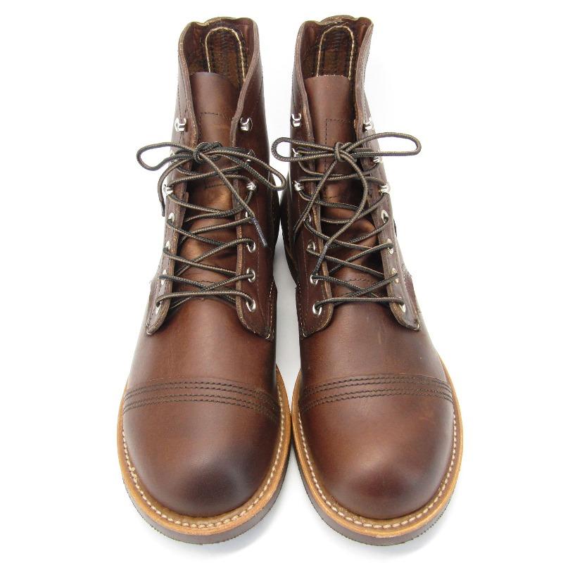 RED WING SHOES 未使用 REDWING レッドウィング US8D 26cm アイアンレンジャー 8111 ワークブーツ ビブラムソール アンバーハーネス 35002392 ...