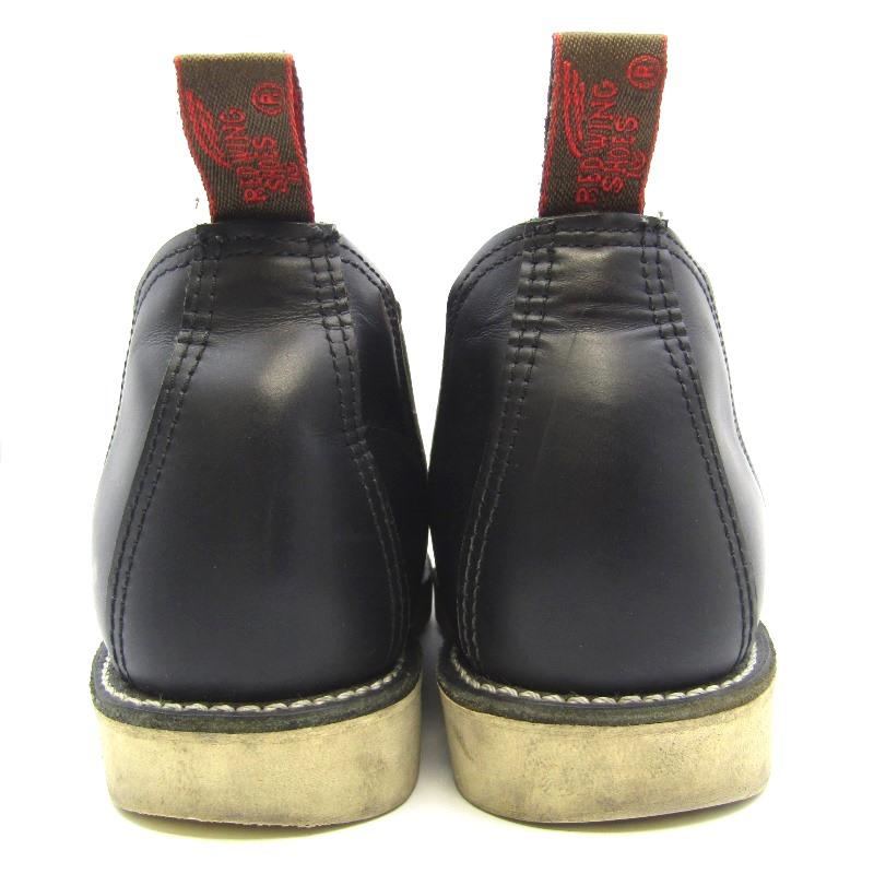 RED WING SHOES REDWING レッドウィング US7.5E 25.5cm ロメオ 8142 2015年製 ROMEO スリッポン オックスフォード ブラック クローム ...