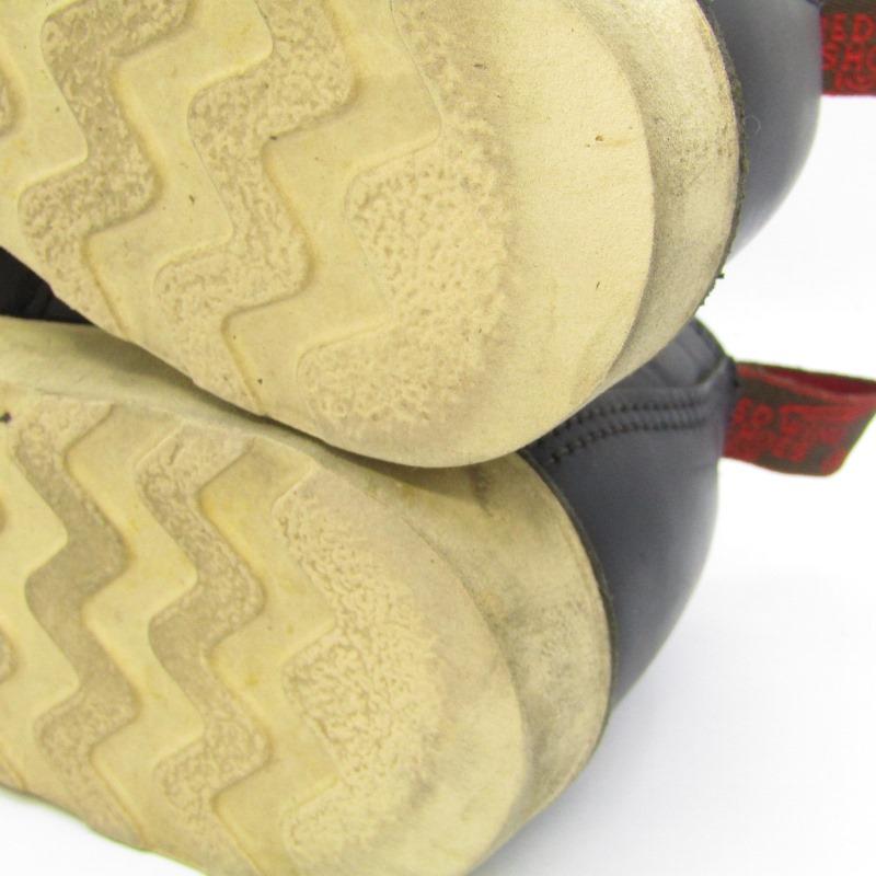 RED WING SHOES REDWING レッドウィング US7.5E 25.5cm ロメオ 8142 2015年製 ROMEO スリッポン オックスフォード ブラック クローム ...