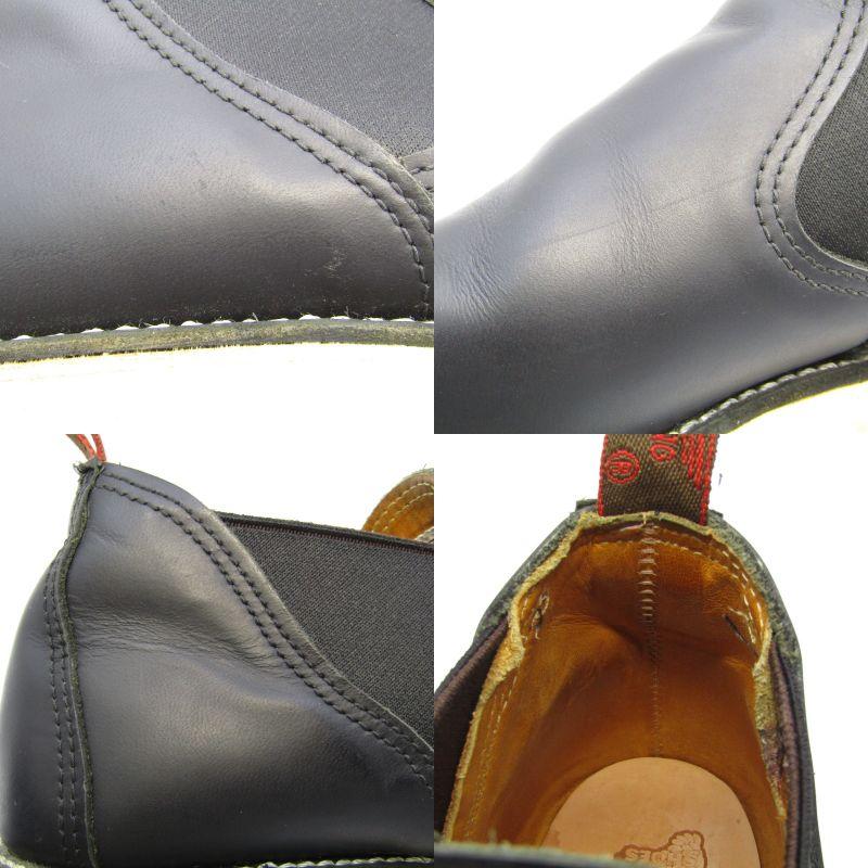RED WING SHOES REDWING レッドウィング US7.5E 25.5cm ロメオ 8142 2015年製 ROMEO スリッポン オックスフォード ブラック クローム ...