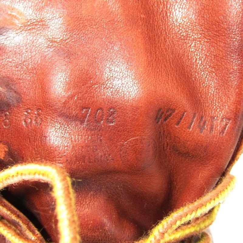 RED WING SHOES REDWING レッドウィング US8EE 26cm ロング ラウンドトゥ 708 刺繍羽タグ 8インチ ワーク ...