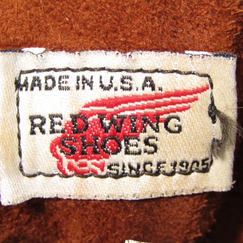 RED WING SHOES REDWING レッドウィング US8EE 26cm ロング ラウンドトゥ 708 刺繍羽タグ 8インチ ワーク ...