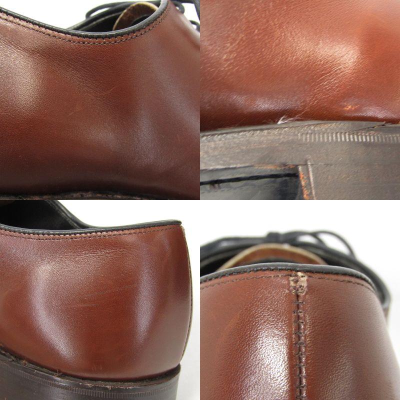 TIM LITTLE × GIEVES ティムリトル UK8 ホールカットシューズ カーフレザー ギーブス RED HOUSE 英国製 ...