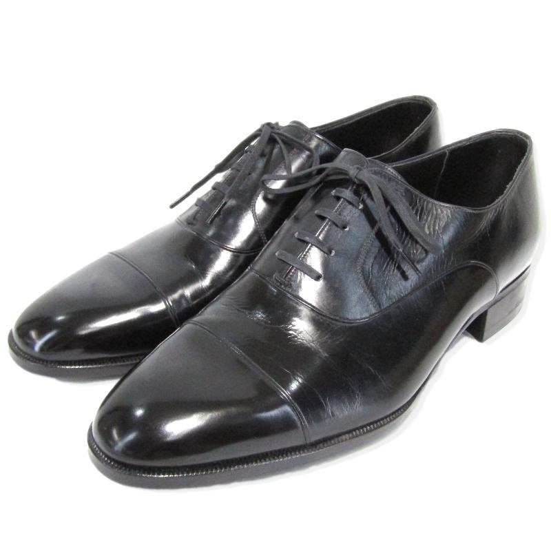 美品 Marelli マレリー 25.5cm キャップトゥ 7514 カーフレザー ストレートチップ 短靴 日本製 内羽根 ブラック 黒 35003174 : クラシック - 通販 ...