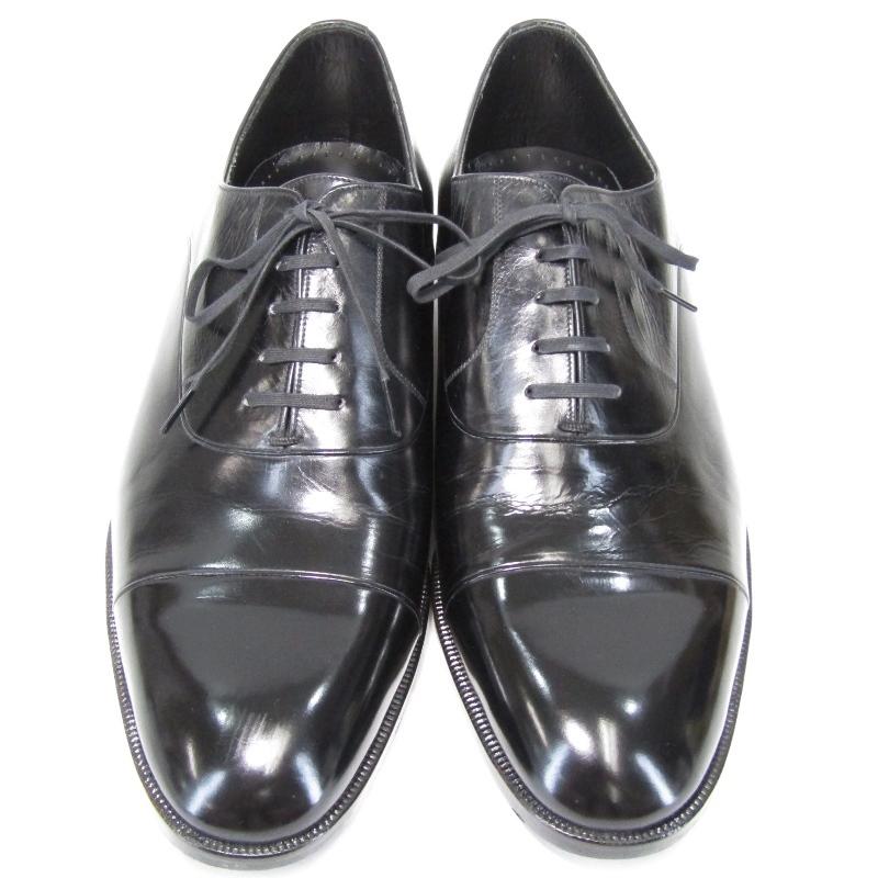 美品 Marelli マレリー 25.5cm キャップトゥ 7514 カーフレザー ストレートチップ 短靴 日本製 内羽根 ブラック 黒 35003174 : クラシック - 通販 ...