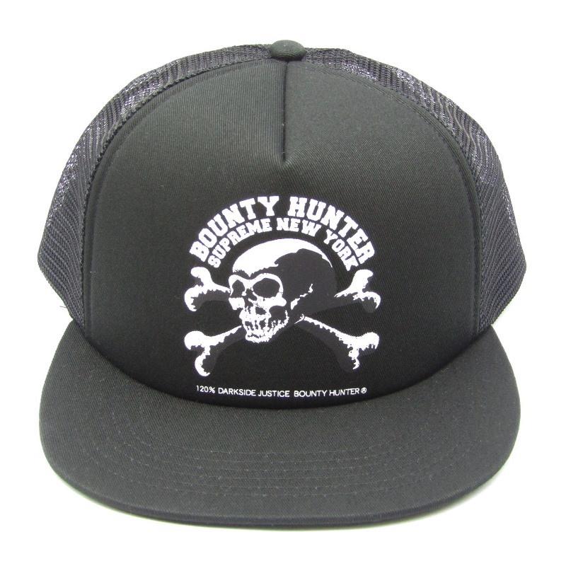 Supreme 未使用 シュプリーム メッシュキャップ 23AW Bounty Hunter Mesh Back 5Panel Cap 5パネル スナップバック 黒 FREE 35003277 ...