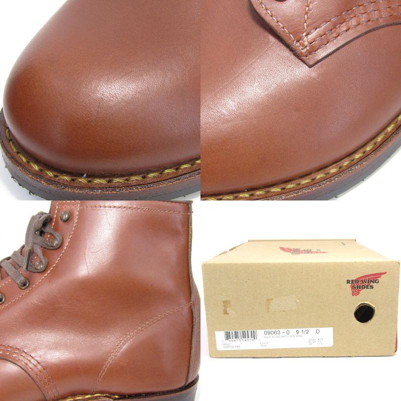 RED WING SHOES 未使用 REDWING レッドウィング US9.5D 27.5cm ベックマン 9063 2018年製 フラット ...