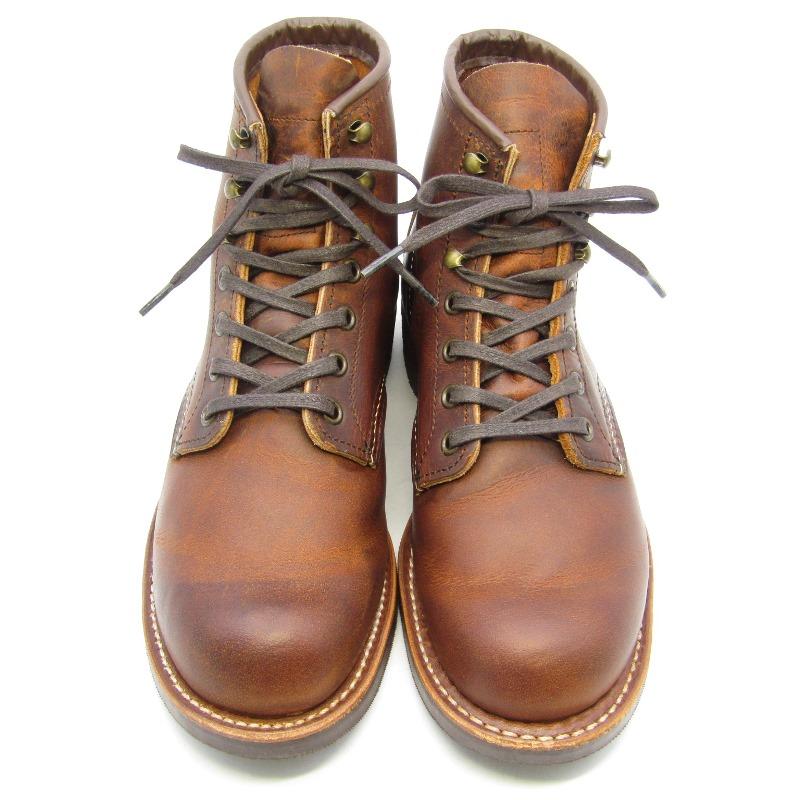RED WING SHOES 美品 REDWING レッドウィング US7D 25cm ブラックスミス 3343 BLACKSMITH ワークブーツ ビブラムソール カッパー ラフ＆タフ ...
