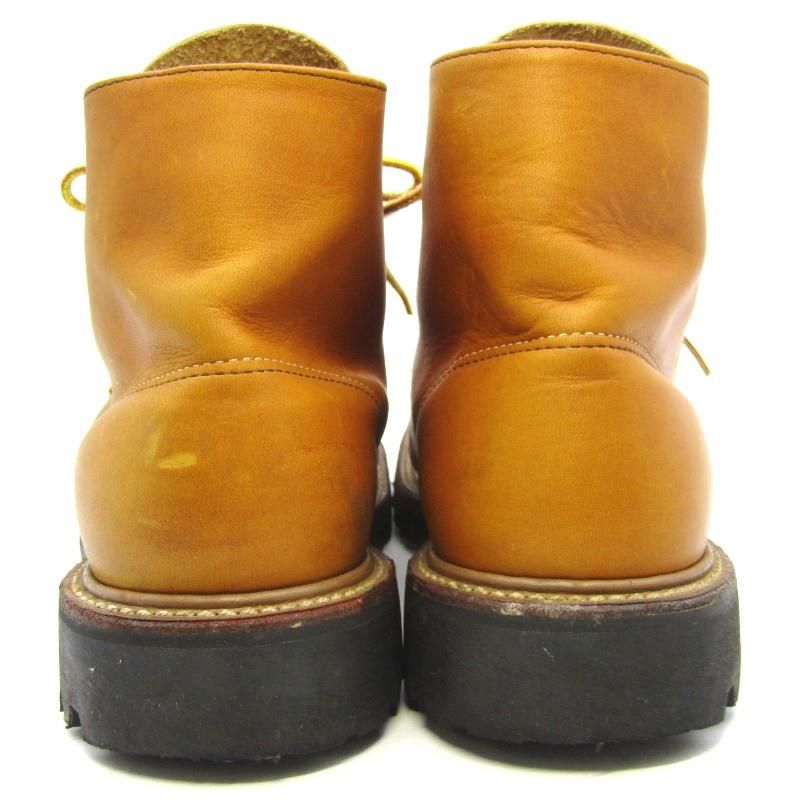 REDWING レッドウィング US7.5E 25.5cm プレーントゥ 8170 刺繍羽タグ 2001年製 ビブラムソール ワークブーツ オロイジナル 35003685 : 35003685 ...
