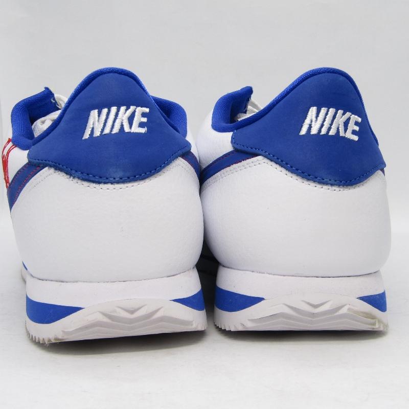 NIKE 美品 ナイキ 33cm CORTEZ BASIC LEATHER LOS ANGELES DA4402-100 コルテッツ ロサンゼルス ドジャース WHITE/GAME ROYAL ...