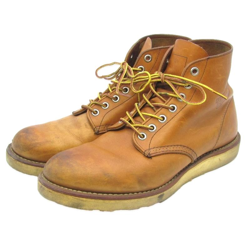 REDWING レッドウィング US8D 26cm ラウンドトゥ 9107 2012年製 ワークブーツ アイリッシュセッター ブラウン 茶 オ ...