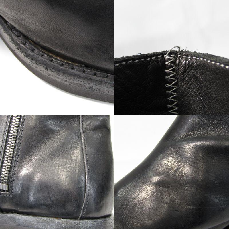 未使用 DEVOA × incarnation デヴォア インカネーション 41 サイドジップブーツ FWI-VMDB ホースレザー プルオンブーツ 黒 35004085 : クラシック ...