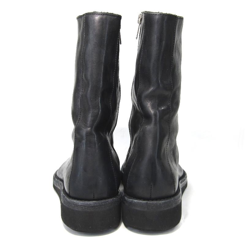 未使用 DEVOA × incarnation デヴォア インカネーション 42 サイドジップブーツ FWI-VMDB ホースレザー プルオンブーツ 黒 35004086 : クラシック ...