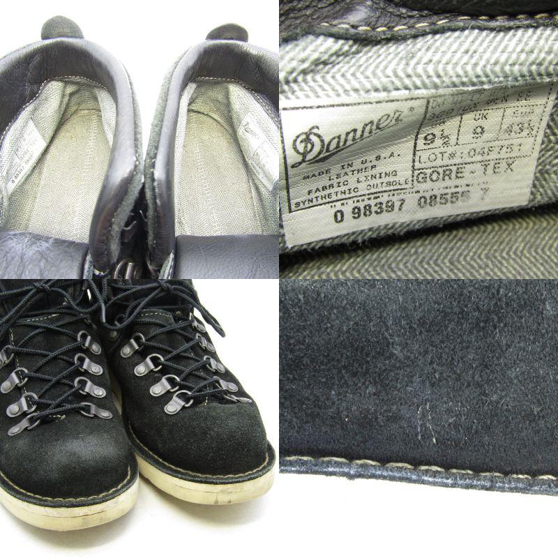 Danner ダナー US9.5EE 27.5cm マウンテンライト スエード 30910X MOUNTAIN LIGHT トレッキングブーツ ゴアテックス ブラック 35004115 ...
